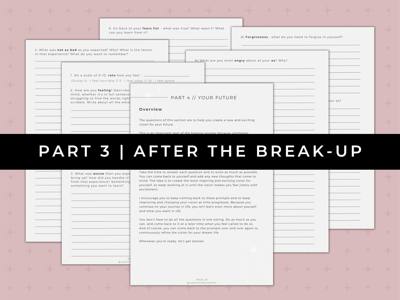 Divorce Journal With Prompts, Divorce Therapy Workbook, Divorce Therapy ...