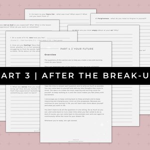 Divorce Journal With Prompts, Divorce Therapy Workbook, Divorce Therapy ...