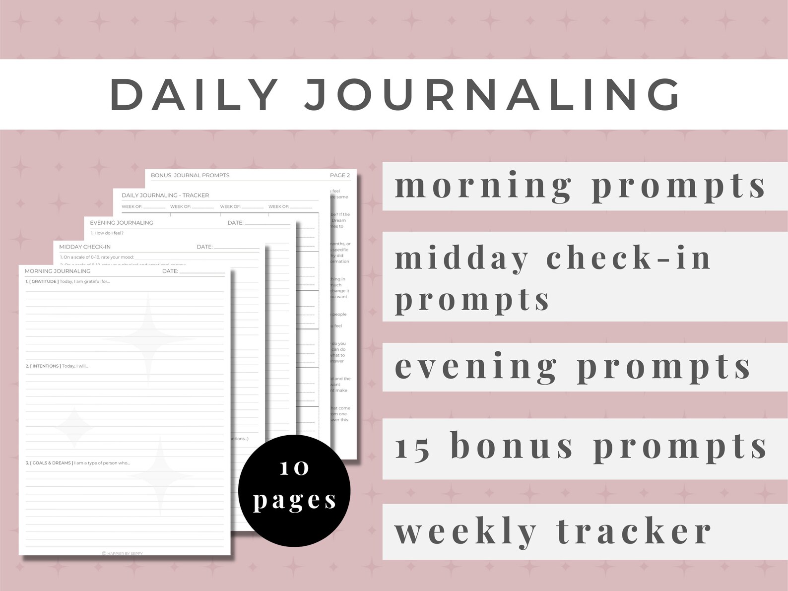 Ultimate Life Planner Printable, Digital Manifestation Journal, Digital ...