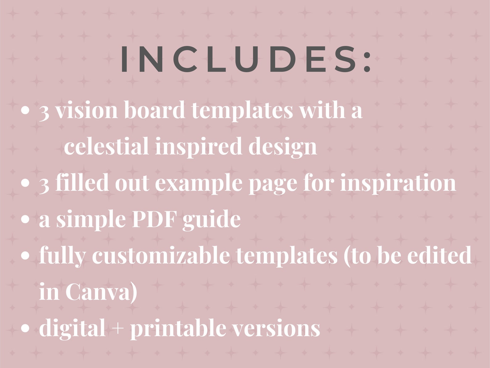 Printable 2024 Vision Board, Printable Pdf Mood Board for Women ...