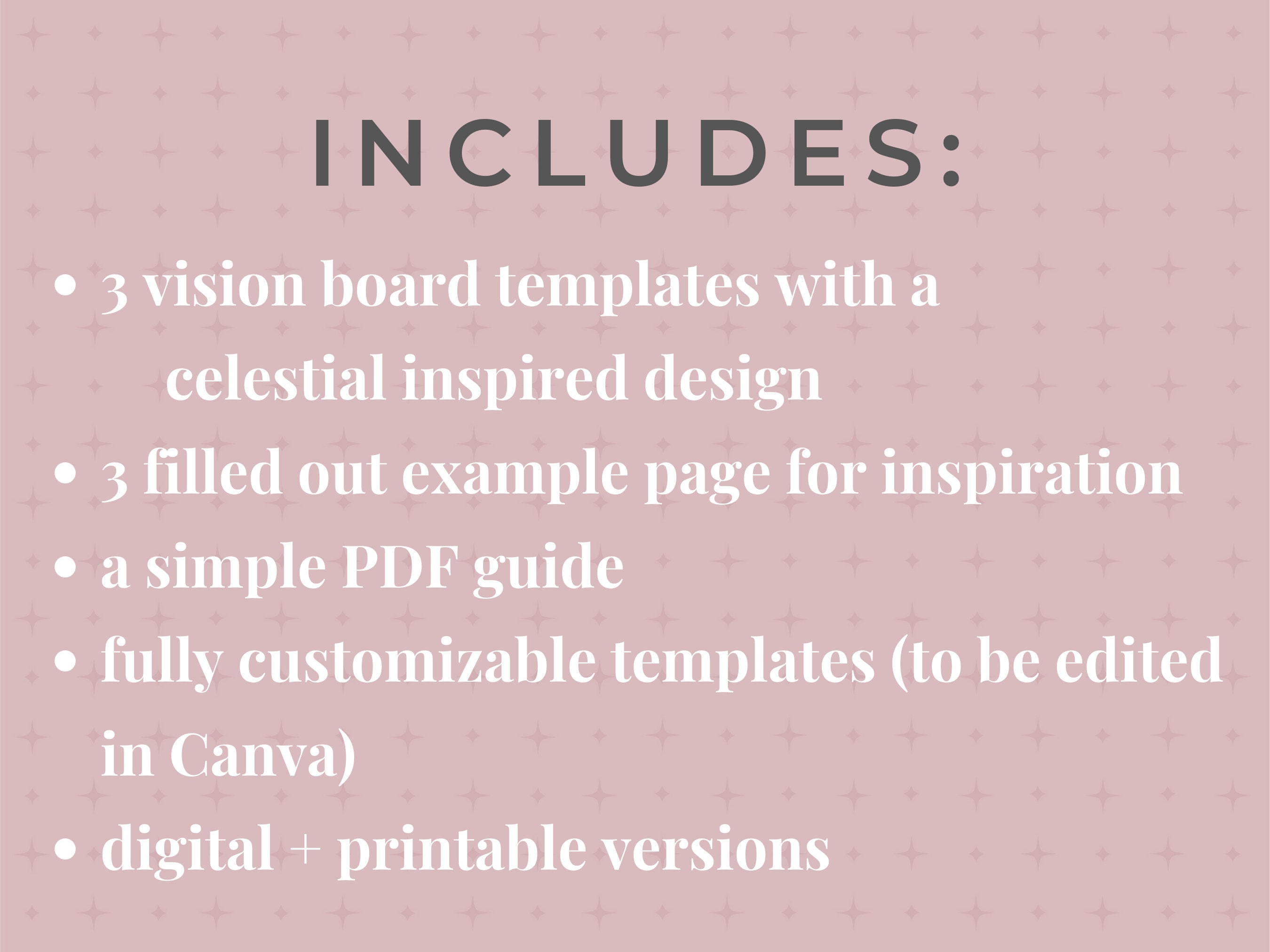 Printable 2024 Vision Board, Printable Pdf Mood Board for Women ...