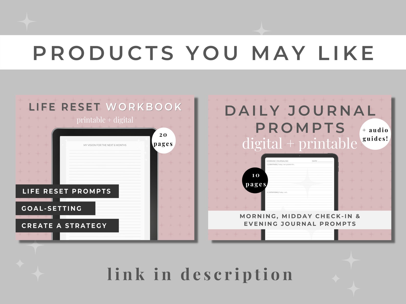 Printable 2024 Vision Board, Printable Pdf Mood Board for Women ...