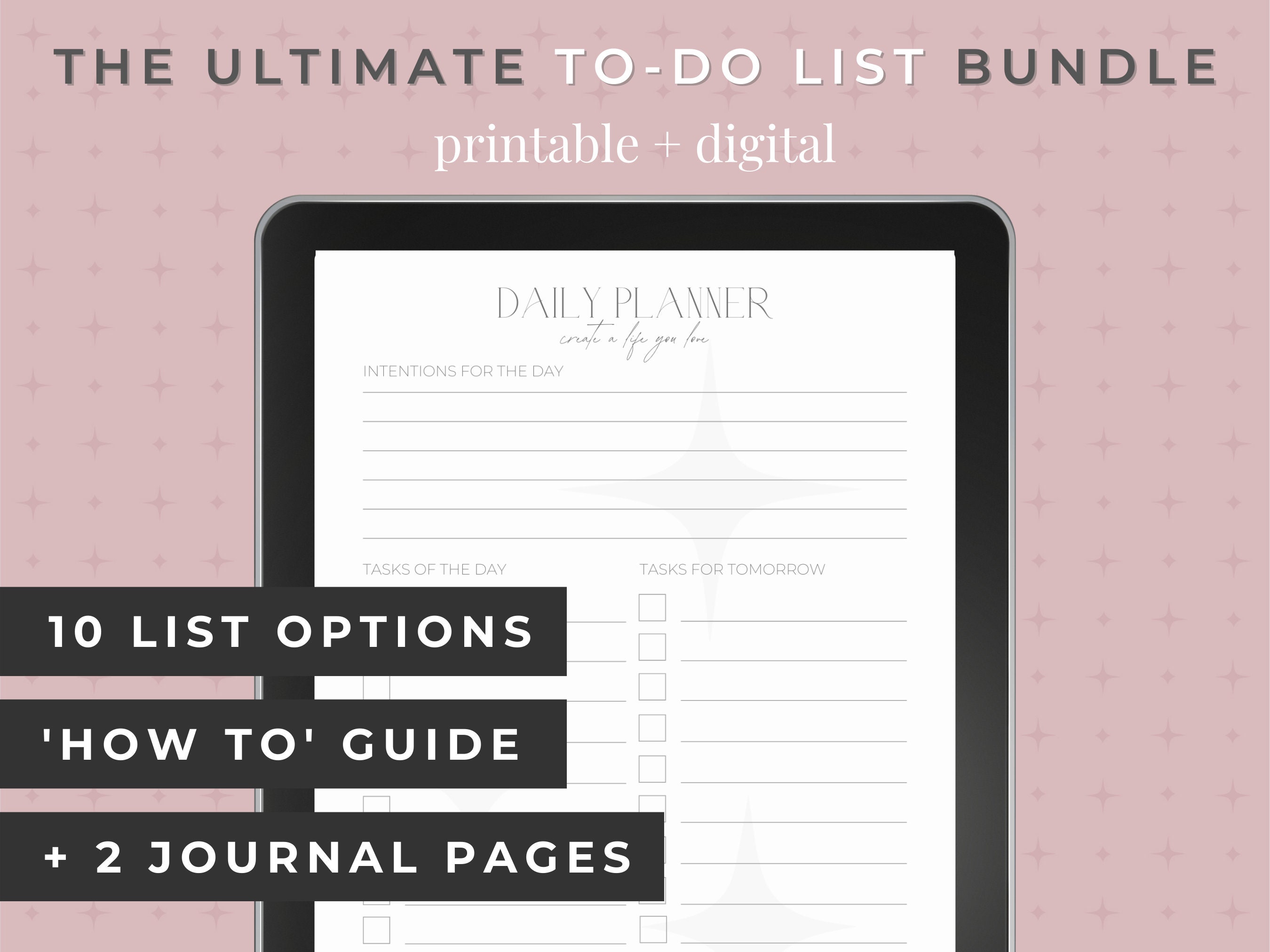 Organize Your Life Template - Etsy