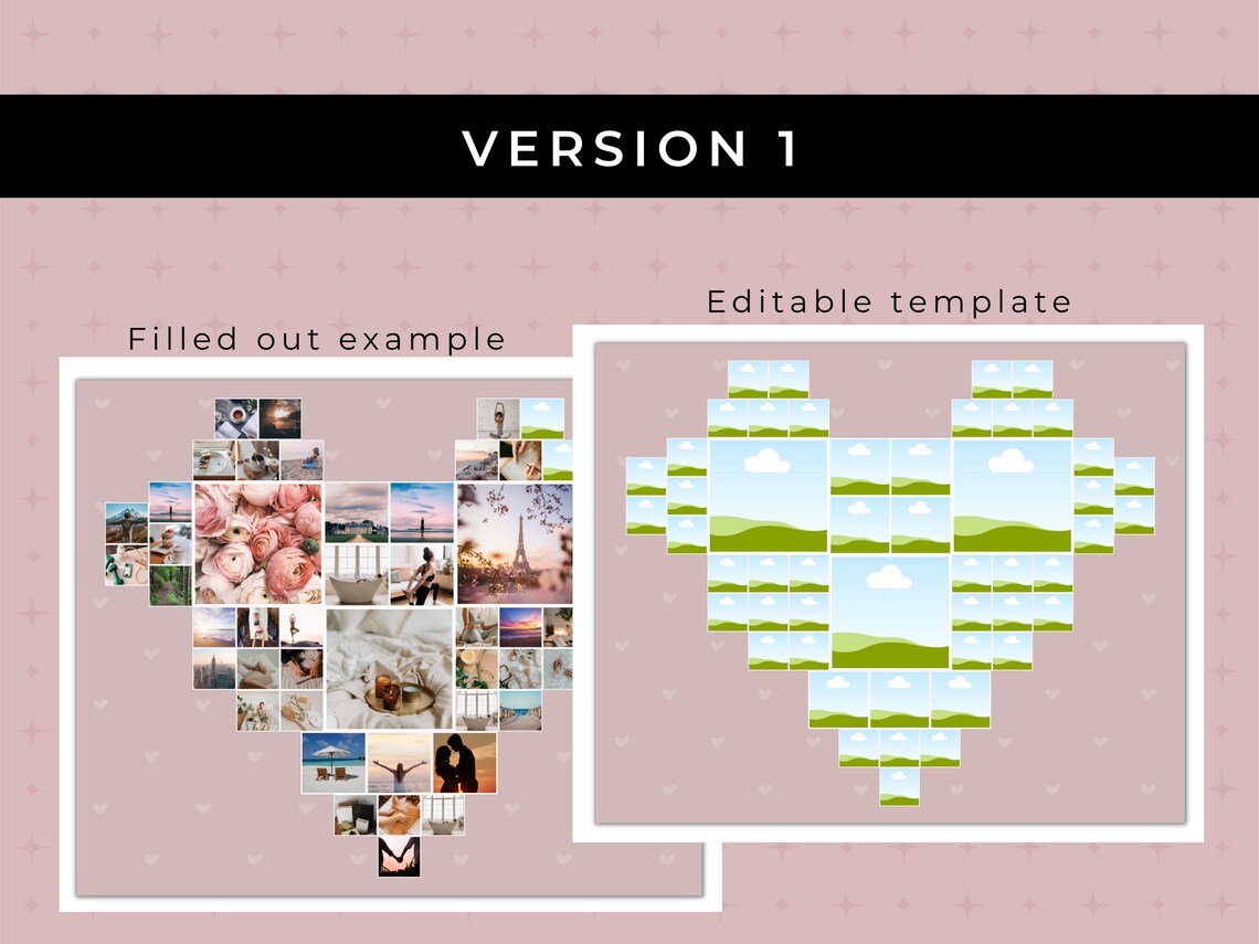 Printable 2024 Vision Board, Printable Pdf Mood Board for Women ...