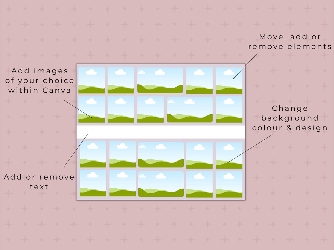 Printable 2024 Vision Board Printable Pdf Mood Board for - Etsy