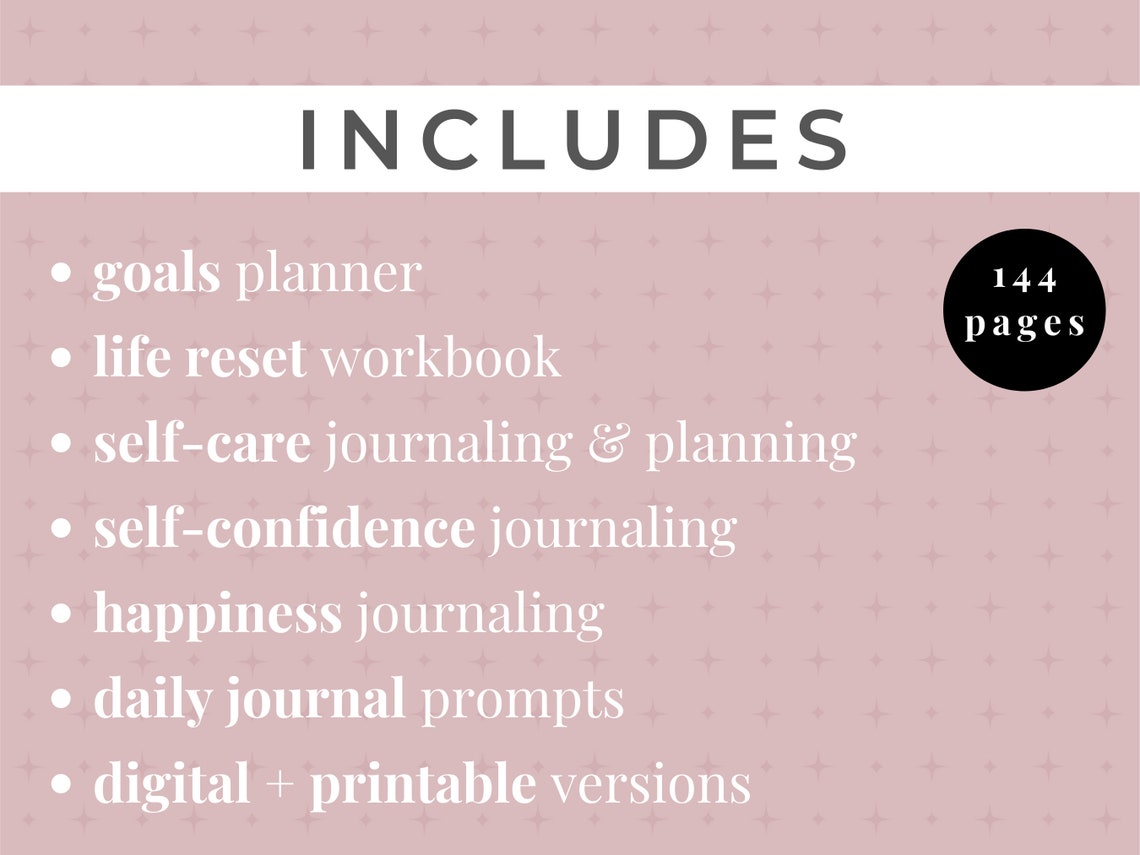 Ultimate Life Planner Printable, Digital Manifestation Journal, Digital ...