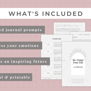 Divorce Journal With Prompts, Divorce Therapy Workbook, Divorce Therapy ...
