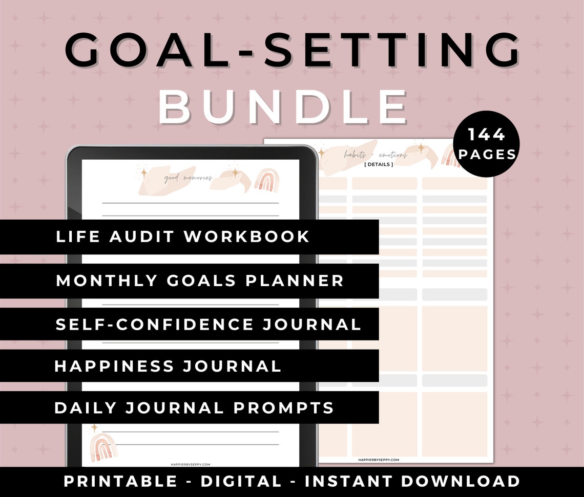 Ultimate Life Planner Printable, Digital Manifestation Journal, Digital ...