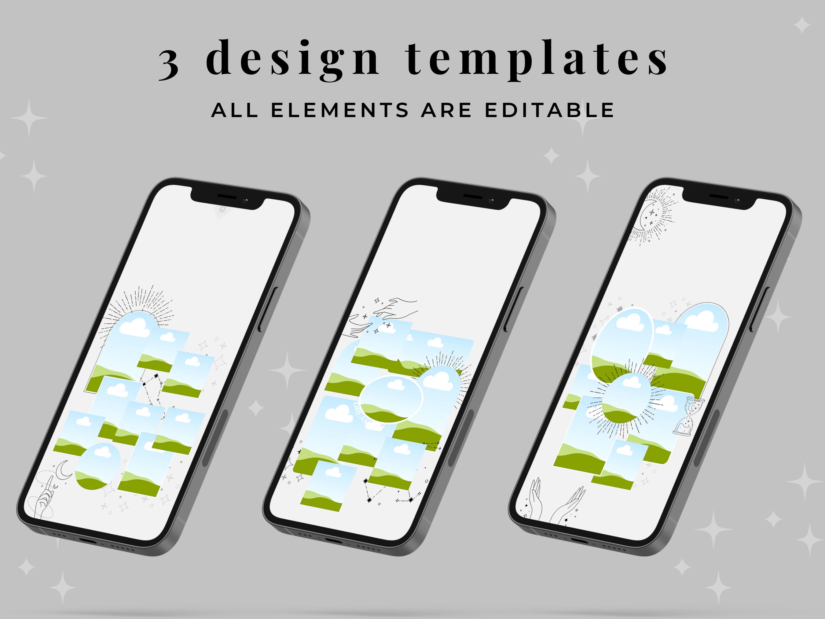 VISION BOARD Phone Wallpaper Digital Download, Aesthetic Phone ...