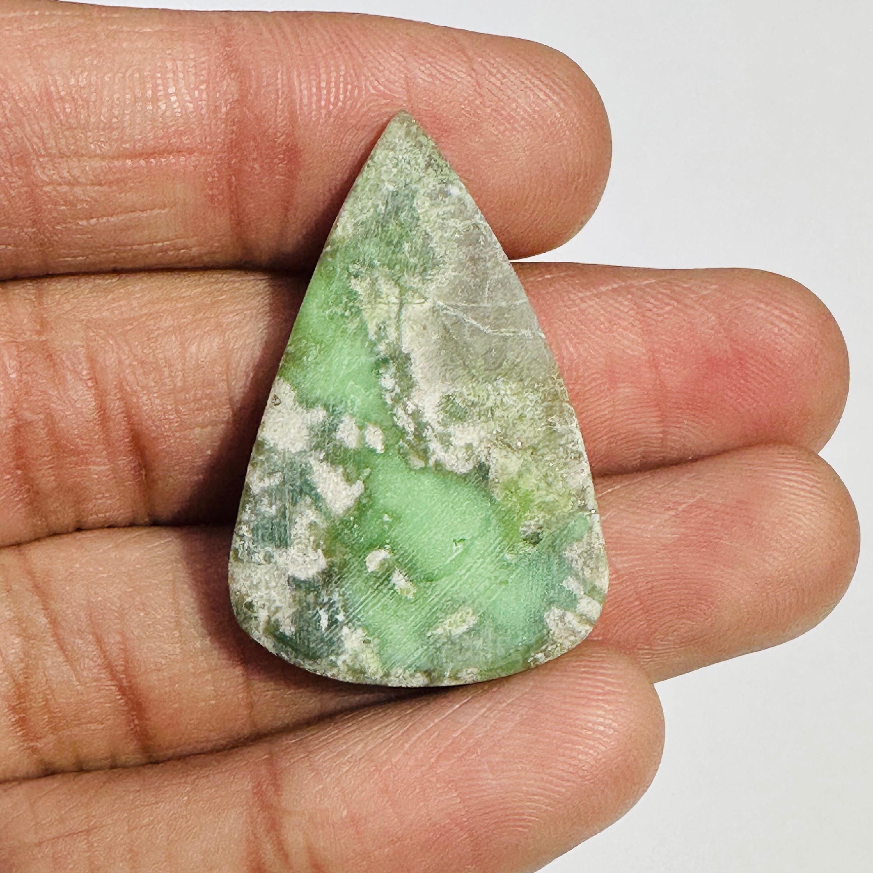 Natural Variscite Cabochon PEAR Shape Variscite Loose Gemstone for ...