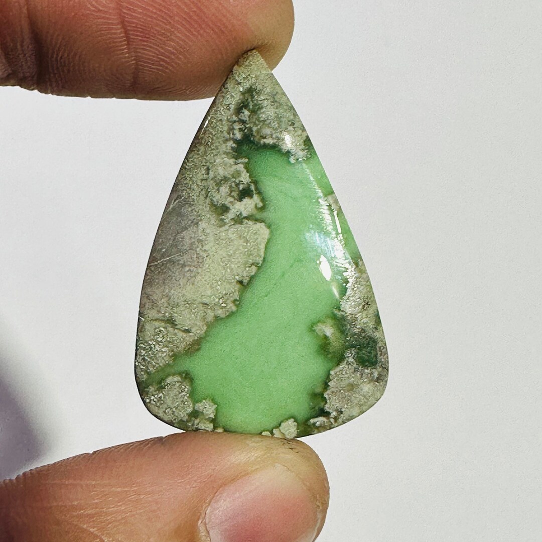 Natural Variscite Cabochon PEAR Shape Variscite Loose Gemstone for ...
