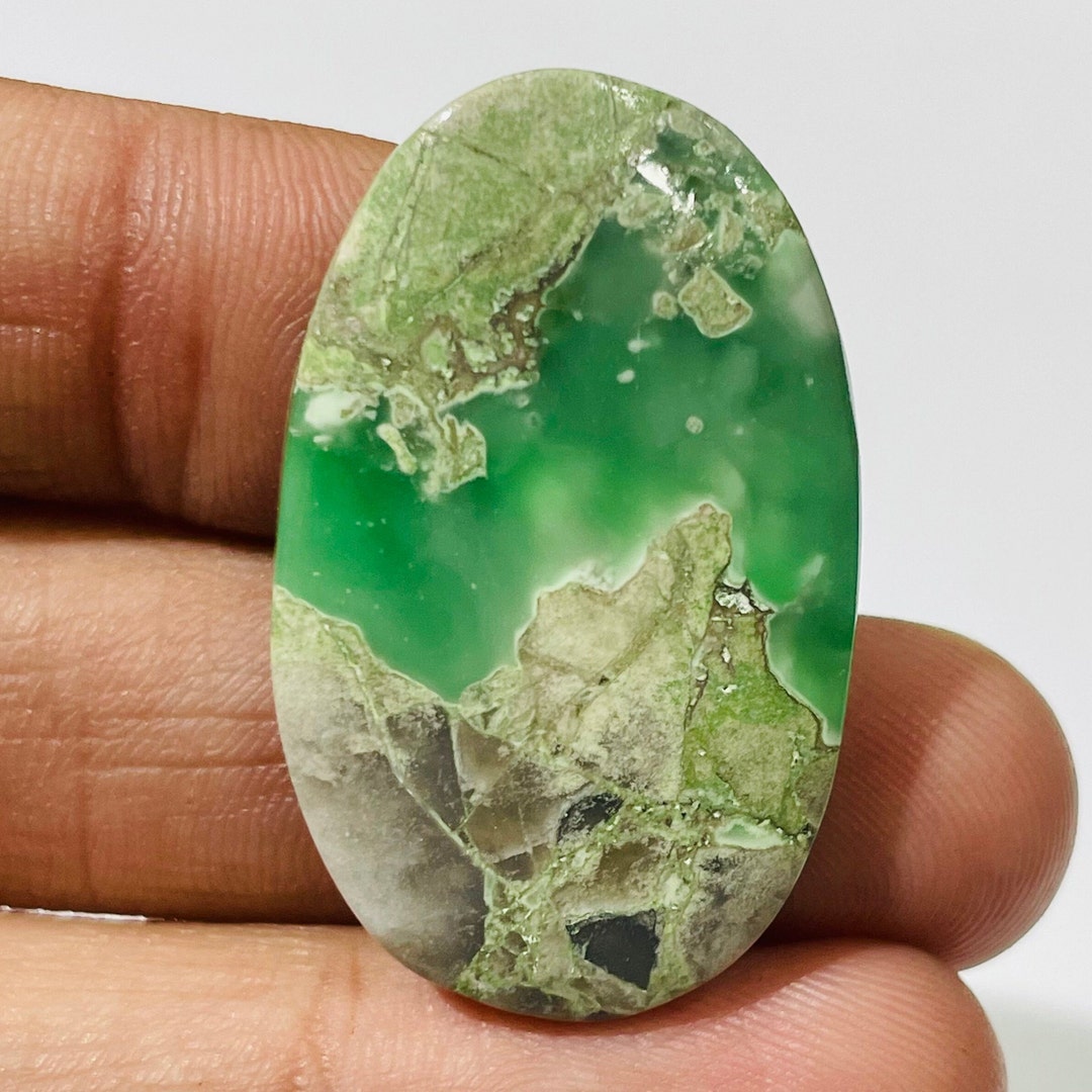Natural Variscite Cabochon Oval Shape Variscite Loose Gemstone for ...