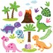 Dinosaur Bundle Svg - Dino Bundle Png - Baby Dinosaur Svg - Cute Dino ...