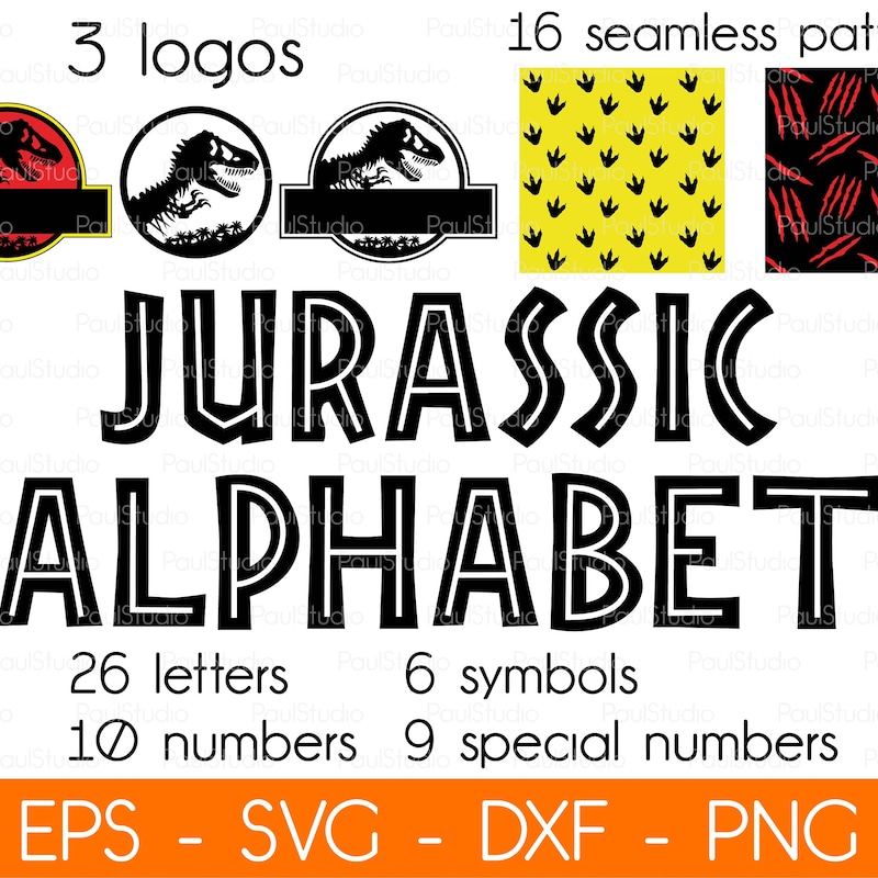 Jurassic Park Font - Etsy