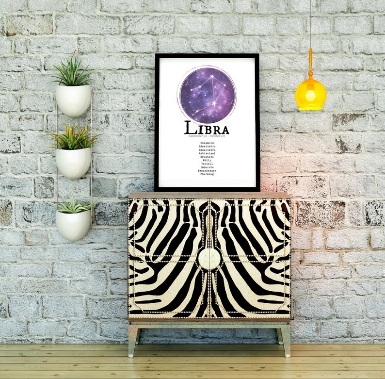 LIBRA | PRINTABLE Art | Zodiac Sign | Personality Traits | LIBRA ...
