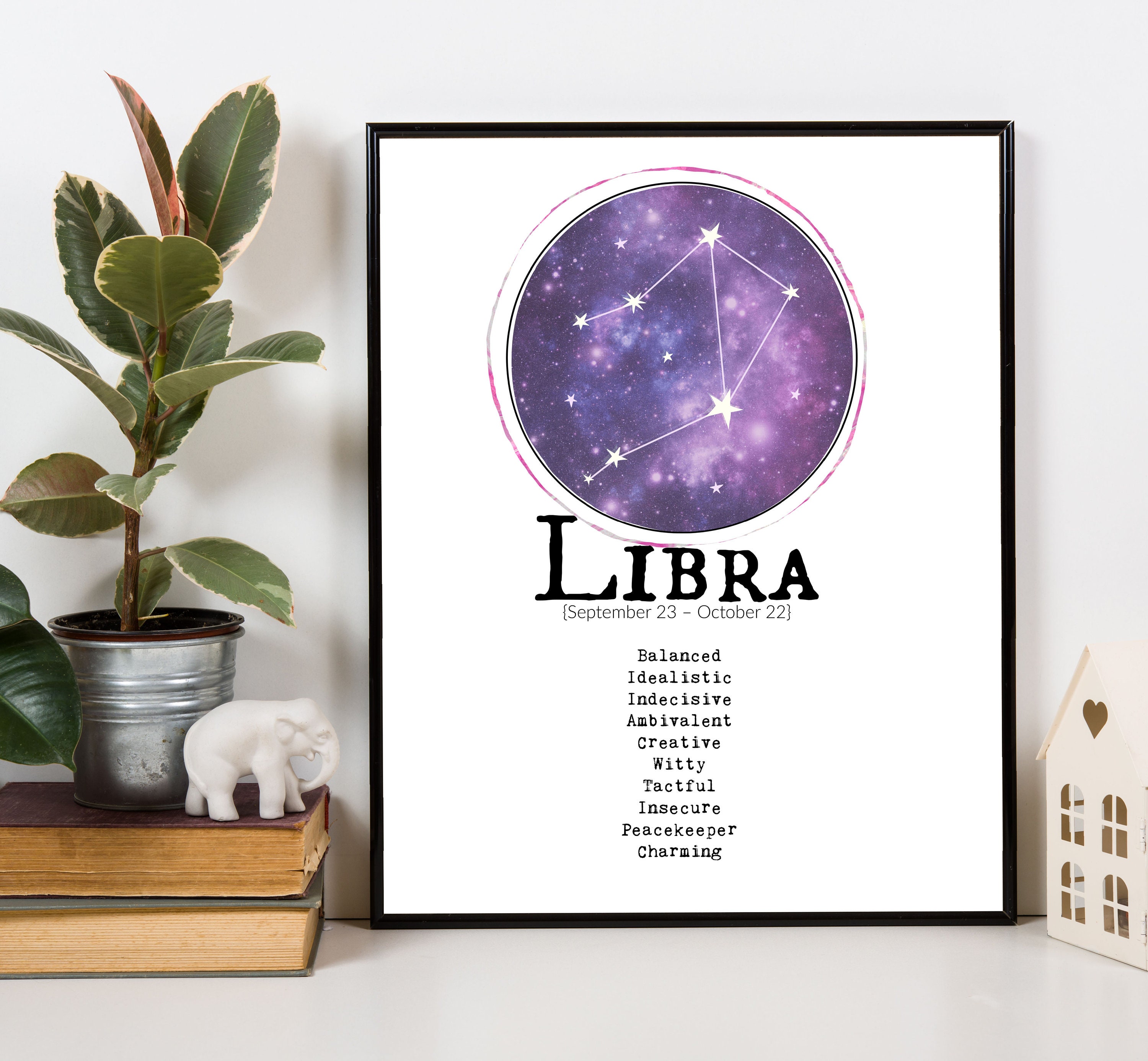 LIBRA | PRINTABLE Art | Zodiac Sign | Personality Traits | LIBRA ...