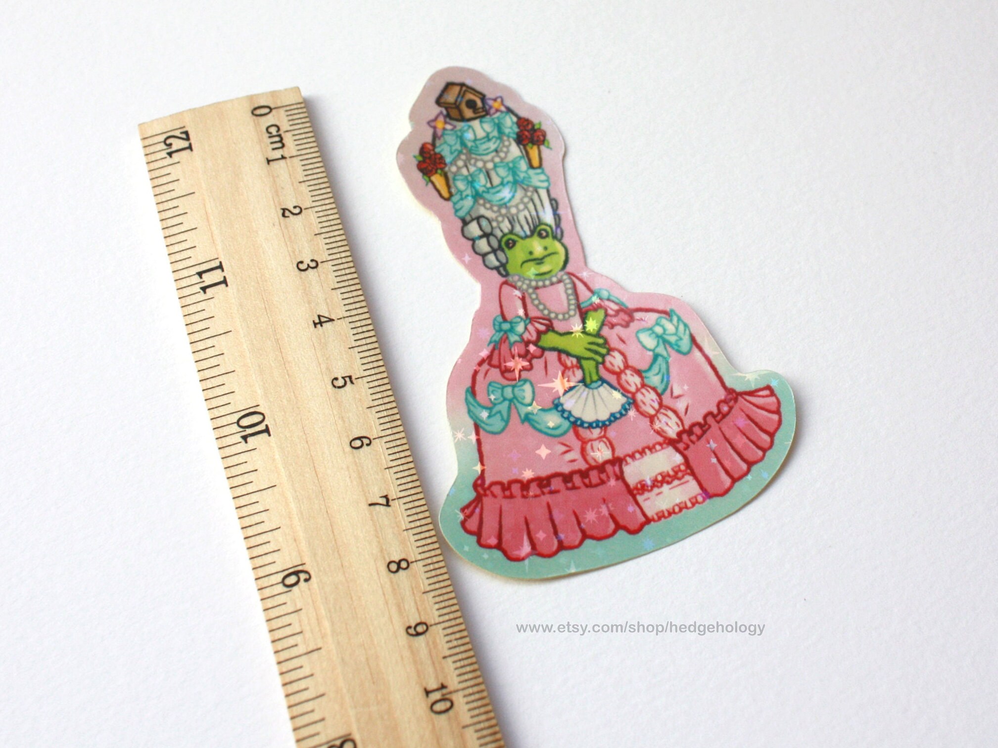 Kawaii Rococo Frog Sticker, Cute Frog Sticker for Frog Lovers - Etsy UK