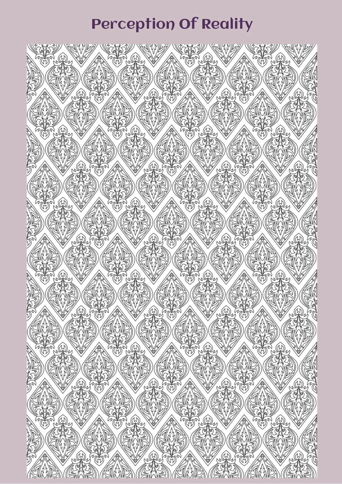 5 X Intricate Colouring Pages for Hours of Focussed Colouring - Etsy