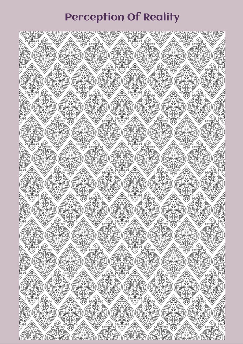 5 X Intricate Colouring Pages for Hours of Focussed Colouring - Etsy