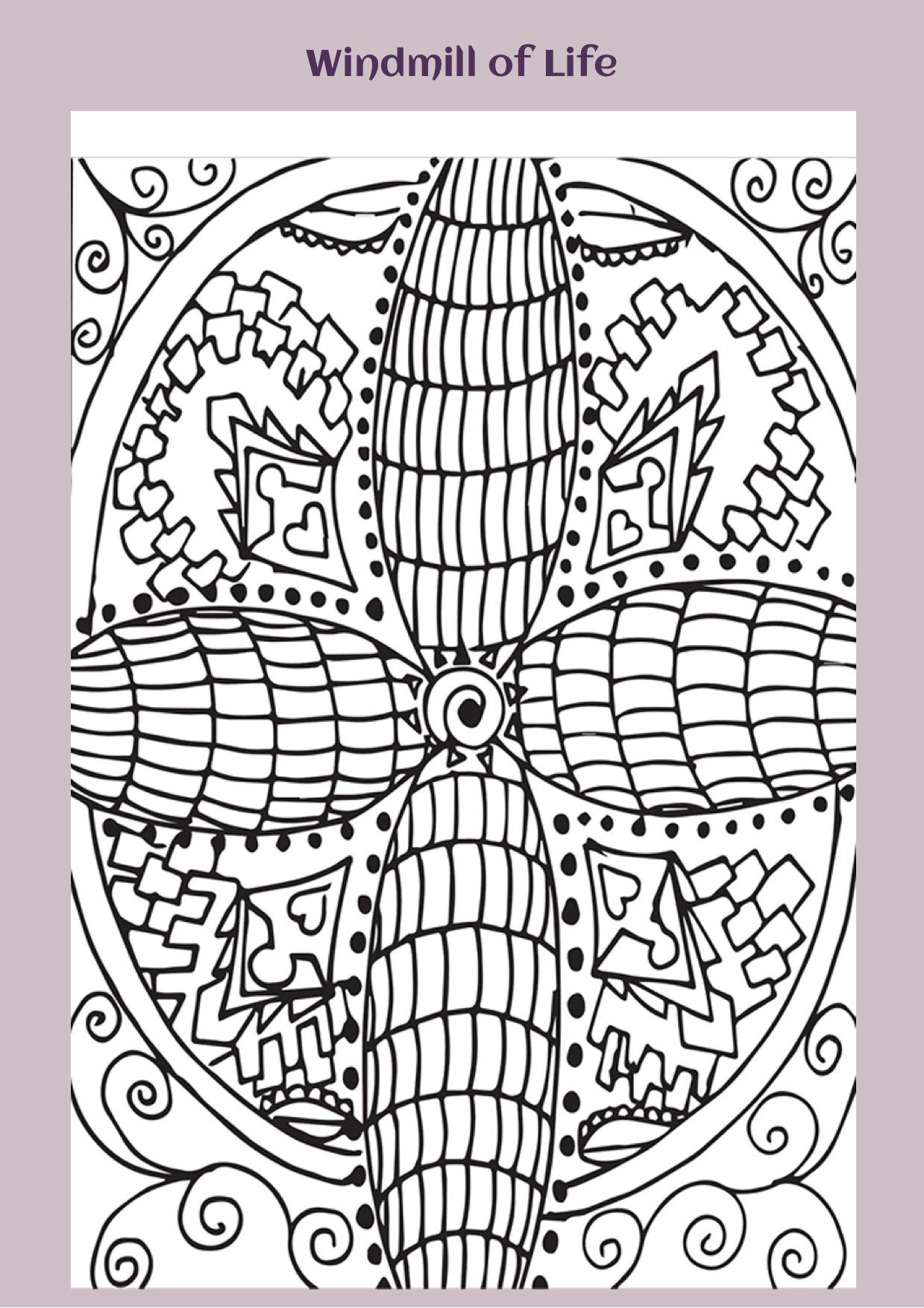 5 X Intricate Colouring Pages for Hours of Focussed Colouring - Etsy