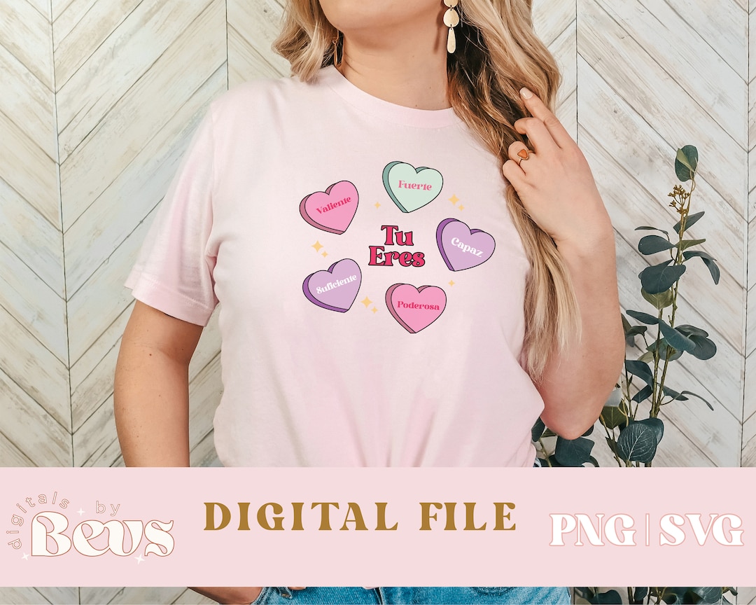 Candy Hearts Svg, Conversation Hearts, Spanish Heart Svg, You Are ...