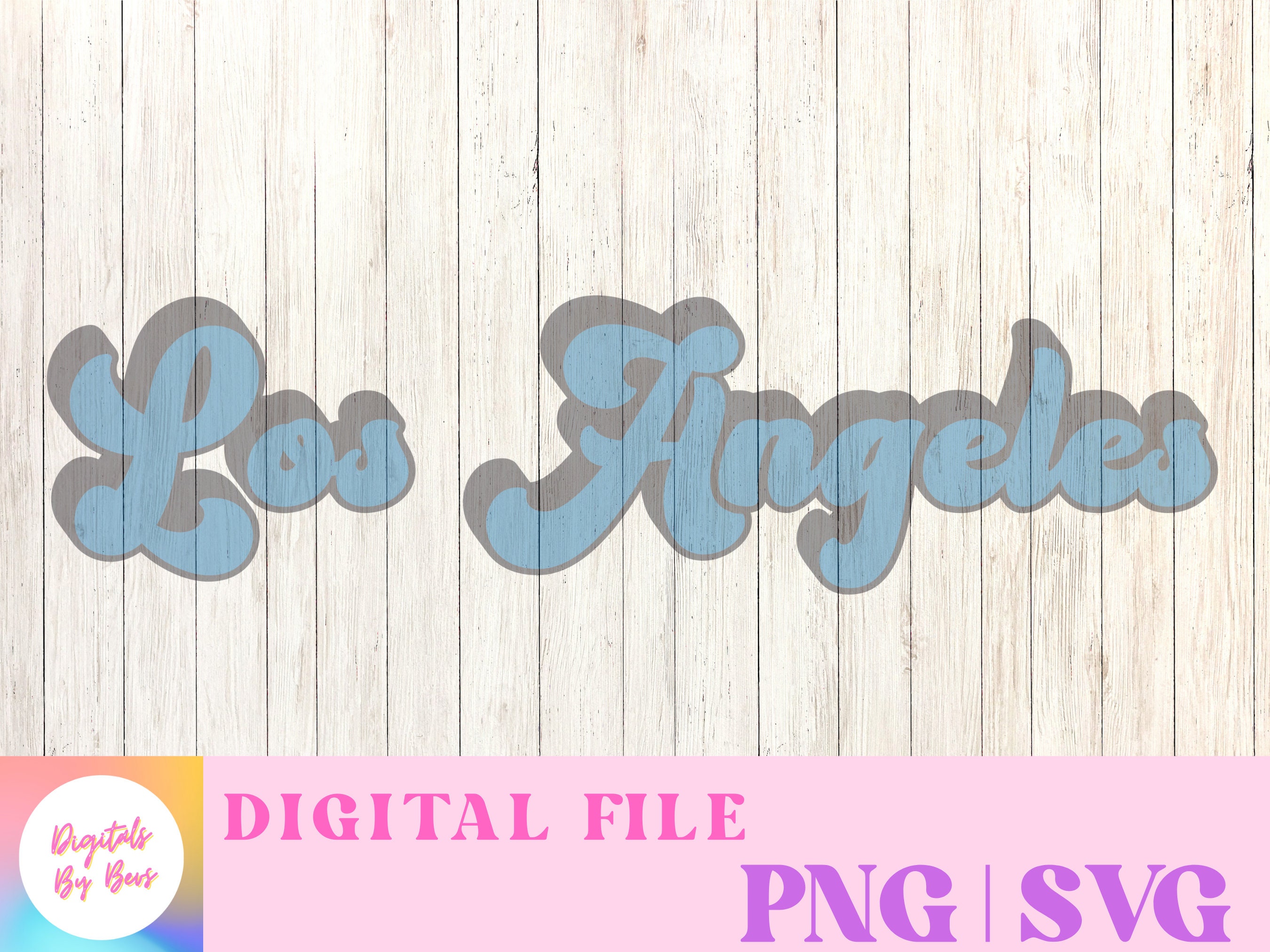 Los Angeles Svg Los Angeles Png LA svg cut bestand Digitale - Etsy ...
