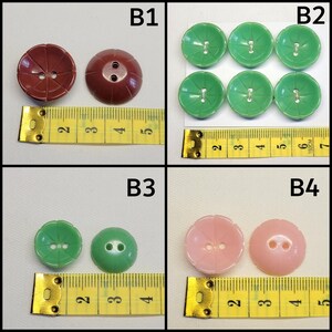 Vintage Buttons! 1940s 50s 60s 70s 80s 90s Retro Buttons Various Shapes ...