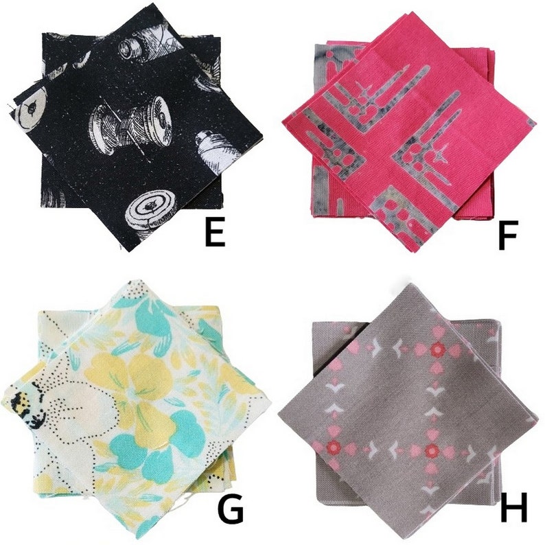 Custom Charm Pack Pre Cut Squares Build Your Own Quilting Sewing Prints ...