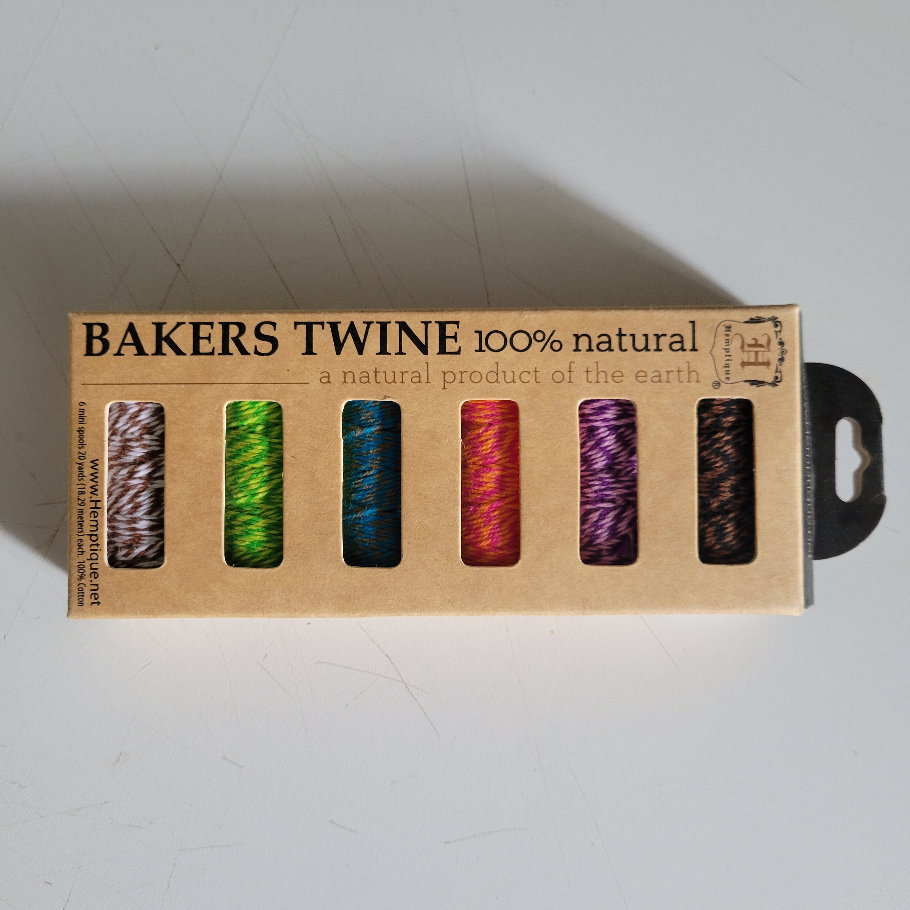 Hemptique Bakers Twine Box 6pc Tiki Bar BTB6-TIKIB Cotton Twine 20 ...