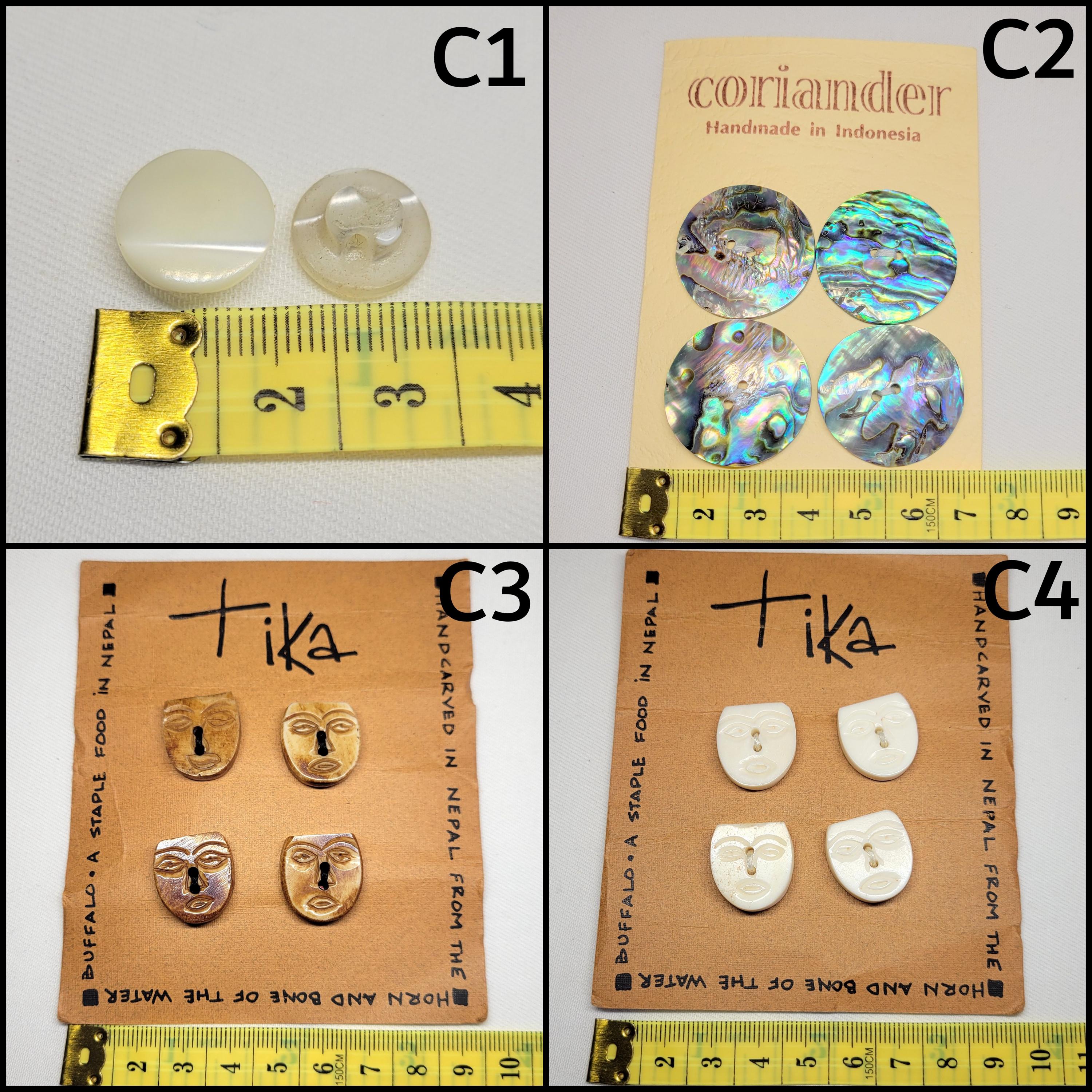 Vintage Buttons! 1940s 50s 60s 70s 80s 90s Buttons Various Sizes ...