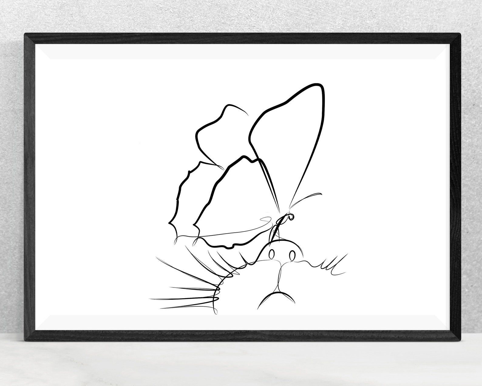Cat One Line Drawing Cat Themed Gifts Minimalist Cat With Etsy UK cat-one-line-drawing-cat-themed-gifts-minimalist-cat-with-etsy-uk