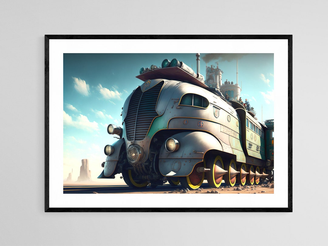 Printable Wall Art of Dieselpunk by Midjourney Ai. Digital Print of ...
