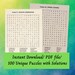 Word Search Puzzles About Spring/bundle of 100 Unique, Themed Word ...
