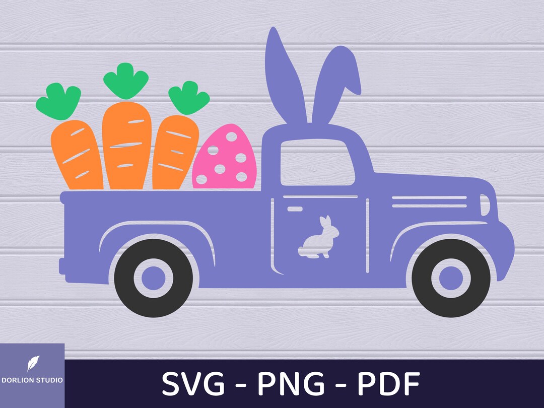 Easter Truck Svg, Easter Svg, Happy Easter Svg, Truck Svg, Easter Svg ...