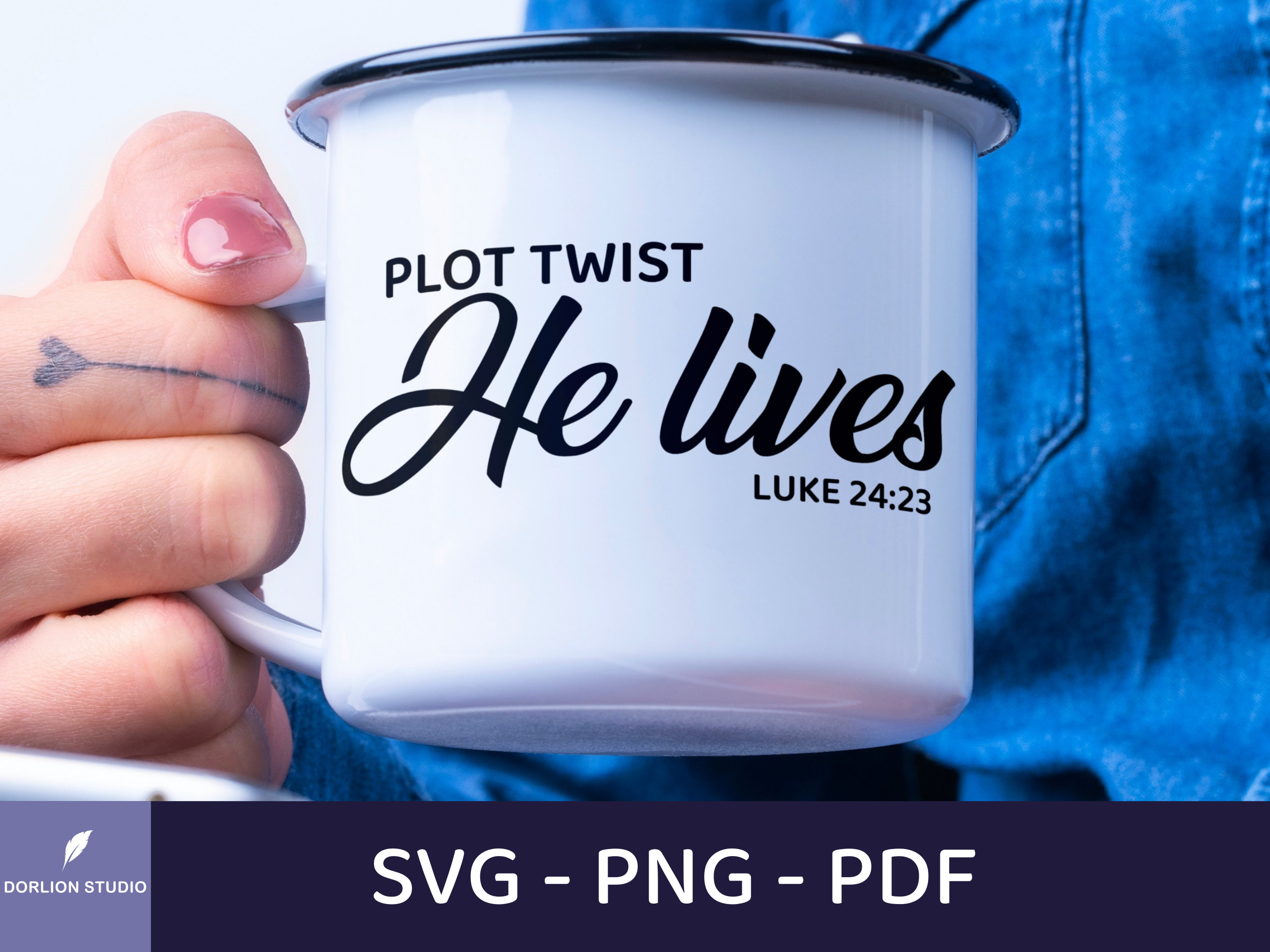 Plot Twist He Lives Svg Png, Christian Easter Svg, Easter Svg, Happy Easter Svg Png, Christian ...