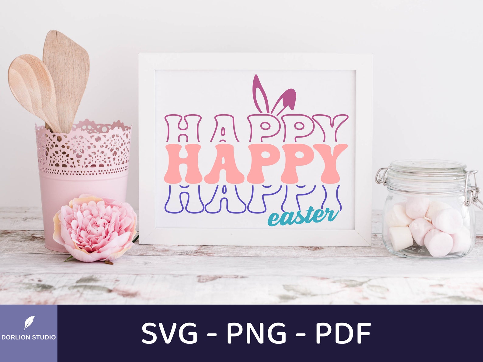 Happy Easter Retro Svg Png, Easter Kids Svg, Easter Shirt Svg, Easter ...