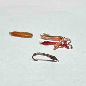 Orange Annelid. One of the BEST Fly Fishing Flies. Great Euro Nymph ...