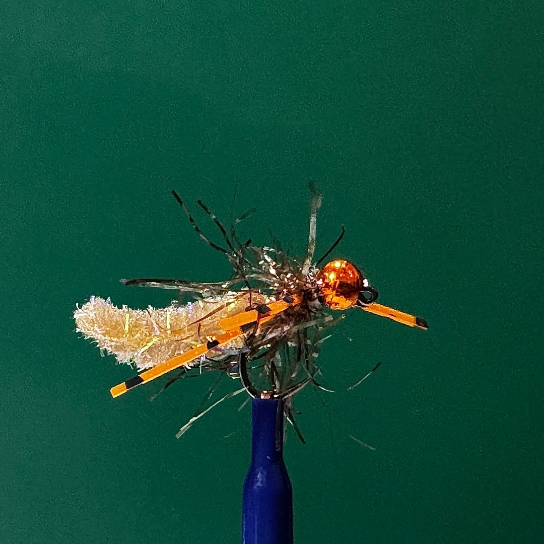 Straggle Mop Fly: Barred Legs, Flashy Thorax, Size 12 - Etsy