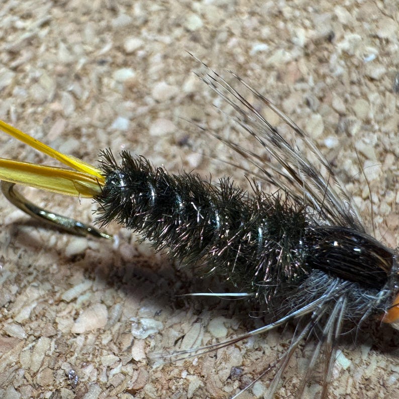 20 Incher Stonefly! Super Heavy, Tungsten Bead. 1x Strong, Barbed. Fly ...