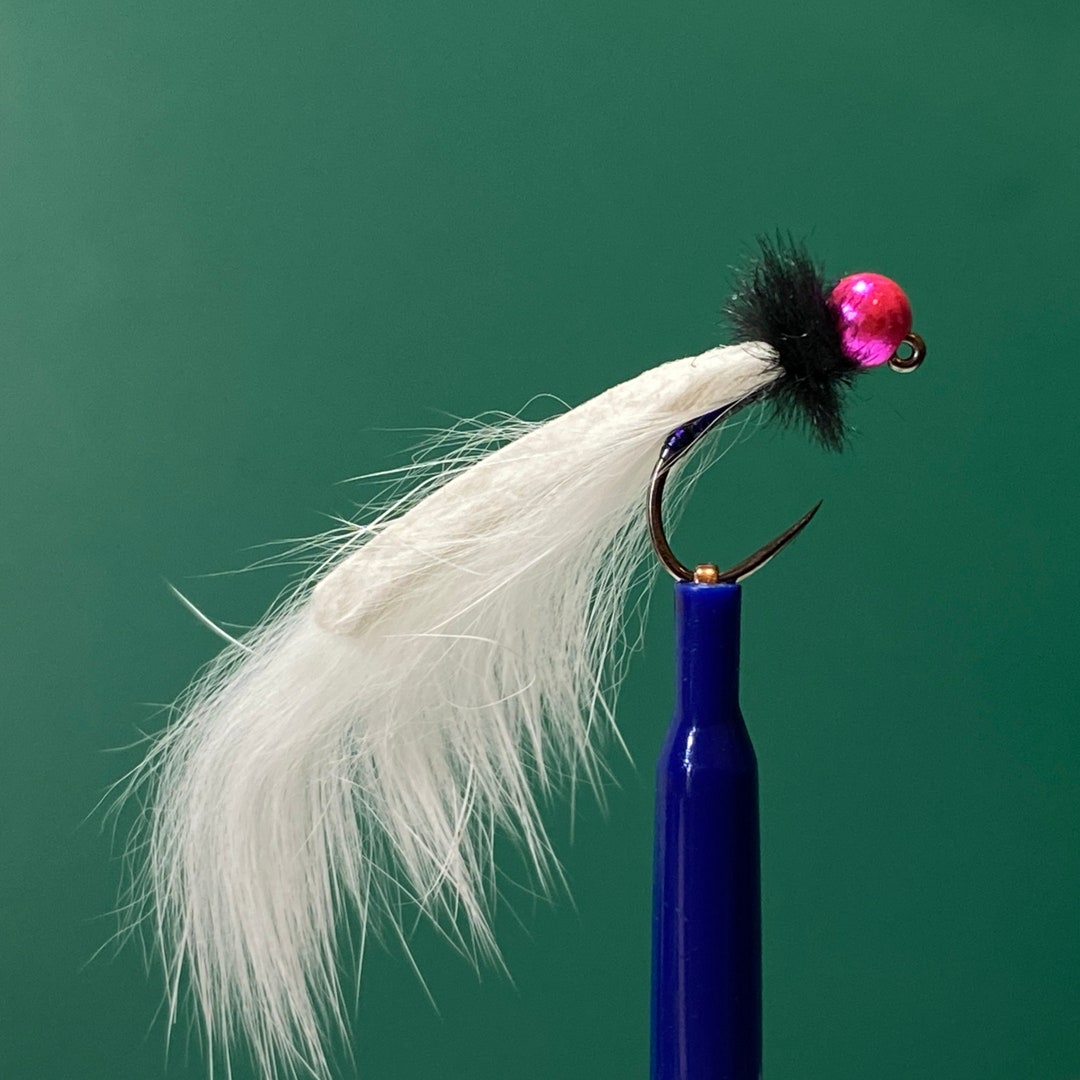 White Mini Leech. One of the BEST Fly Fishing Flies. Great Euro Nymph ...