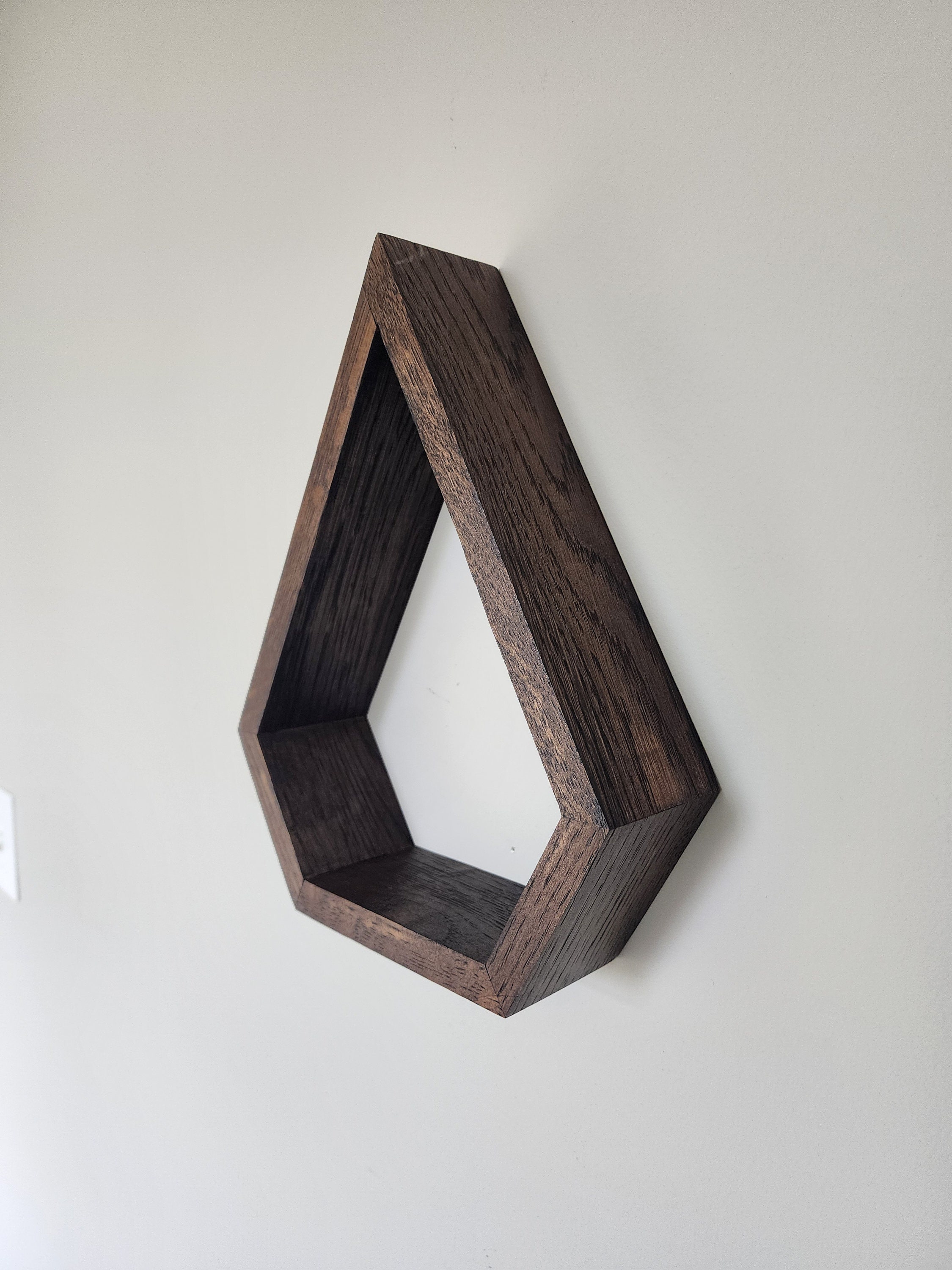 Diamond Shape Decorative Shelf - Etsy