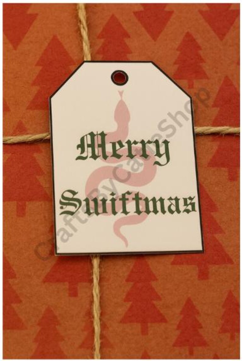 Swiftie Christmas Gift Tags (printable) - Etsy