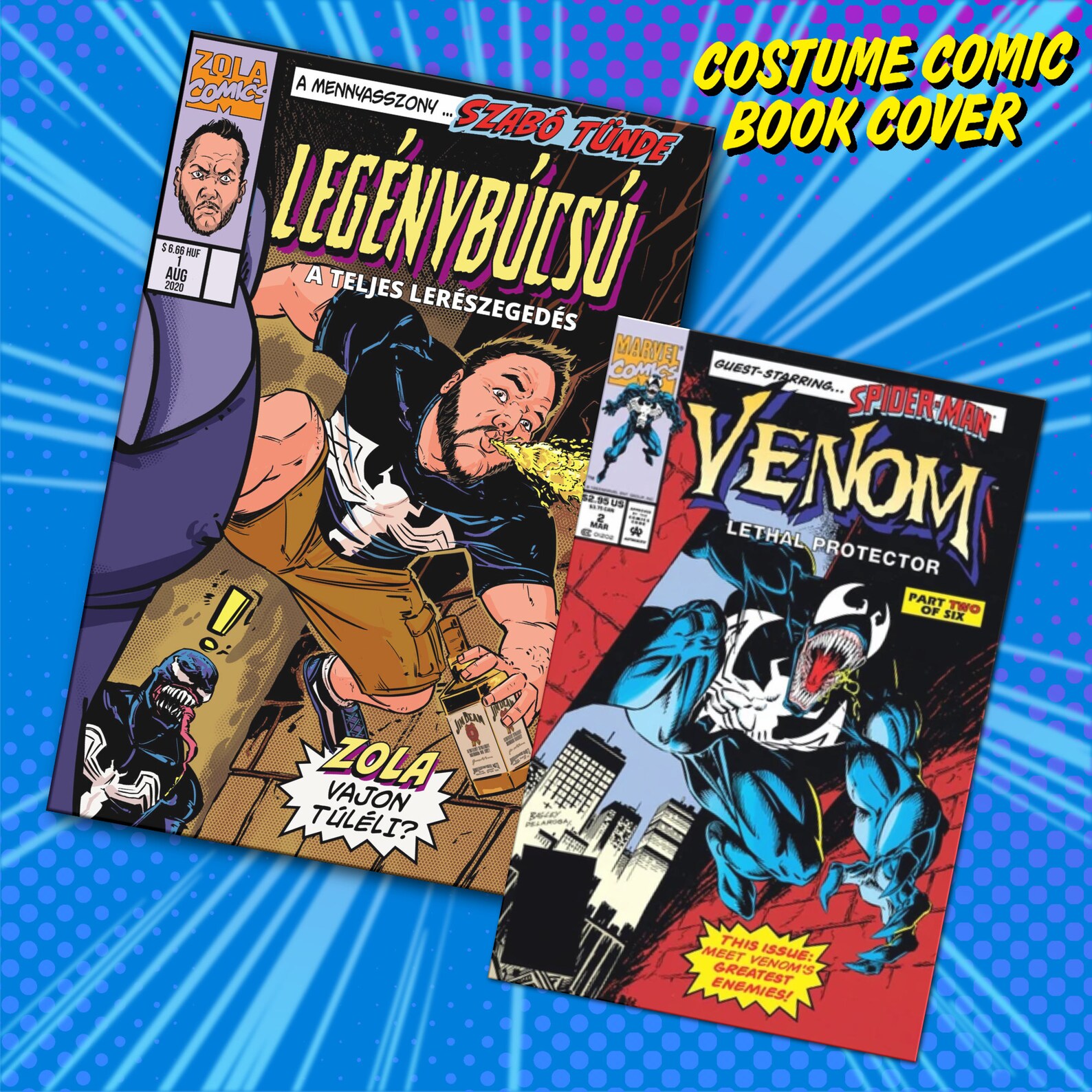 Custom and Personalized Comic Book Cover for Gift - Etsy