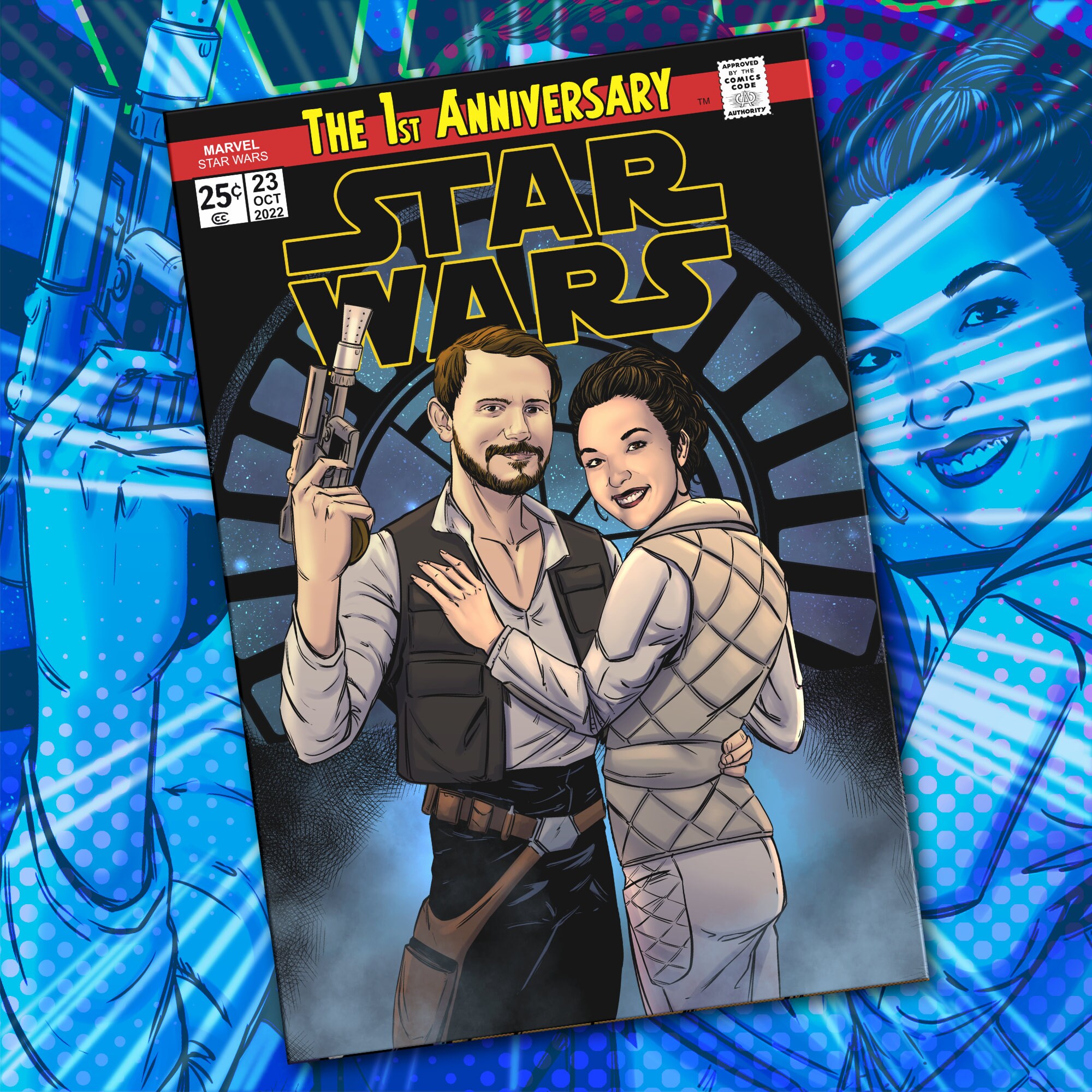 Custom and Personalized Comic Book Cover for Gift - Etsy