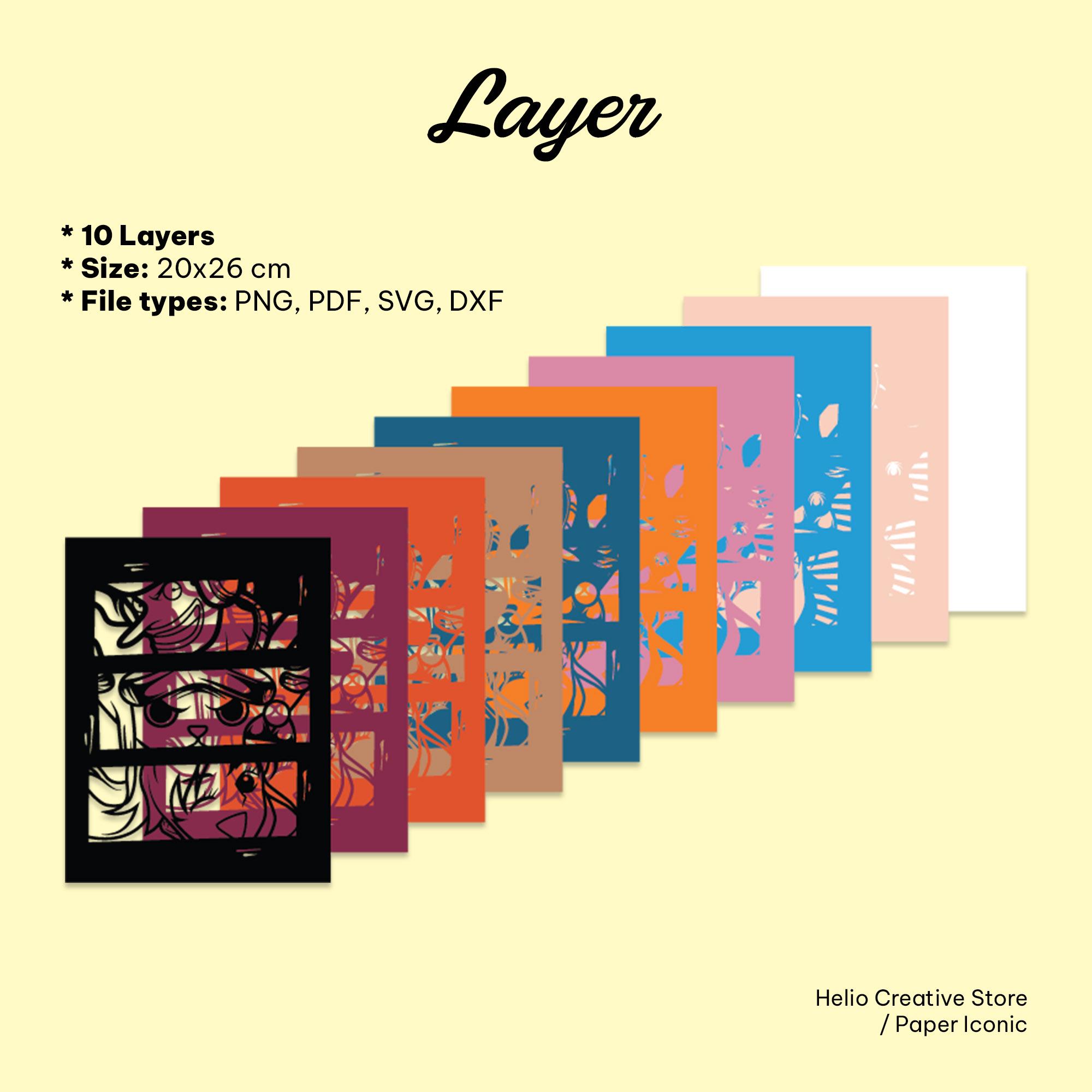One Piece Split Panel Lightbox SVG: Usopp, Chopper & Nami Shadow Box ...