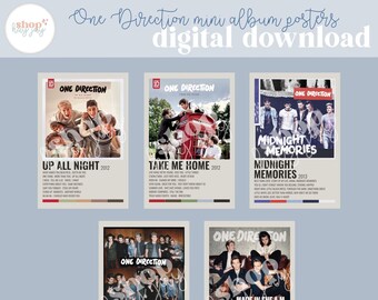 One Direction Album Posters - Etsy