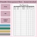 Printable Client Payment Log Sheet, Client History, Business Finance ...