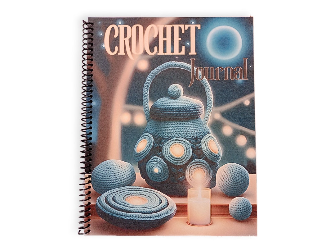 Dreamy Crochet Journal Crochet Project Planner Pages on 50 Decorative ...