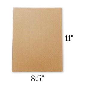 Letter Size Corrugated Cardboard Sheets: DIY Book Covers, Crafts - 10 ...
