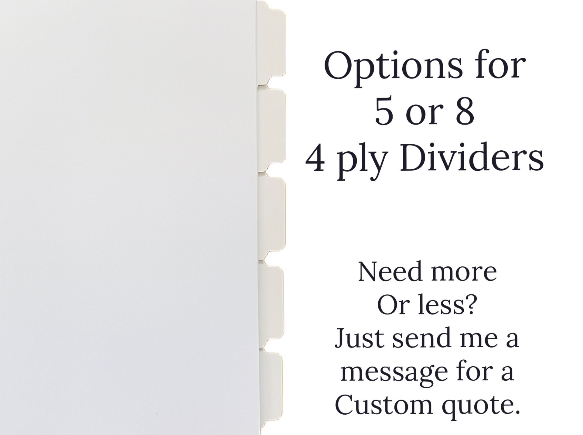 Print and Bind Your Digital File With Tab Dividers. Includes Laminated ...